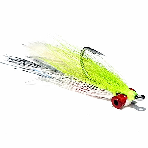 HALF & HALF - CHARTREUSE & WHITE — Fly Life Company